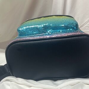 Disney | Bags | Disney Pink And Yellow Sequin Mini Backpack | Poshmark